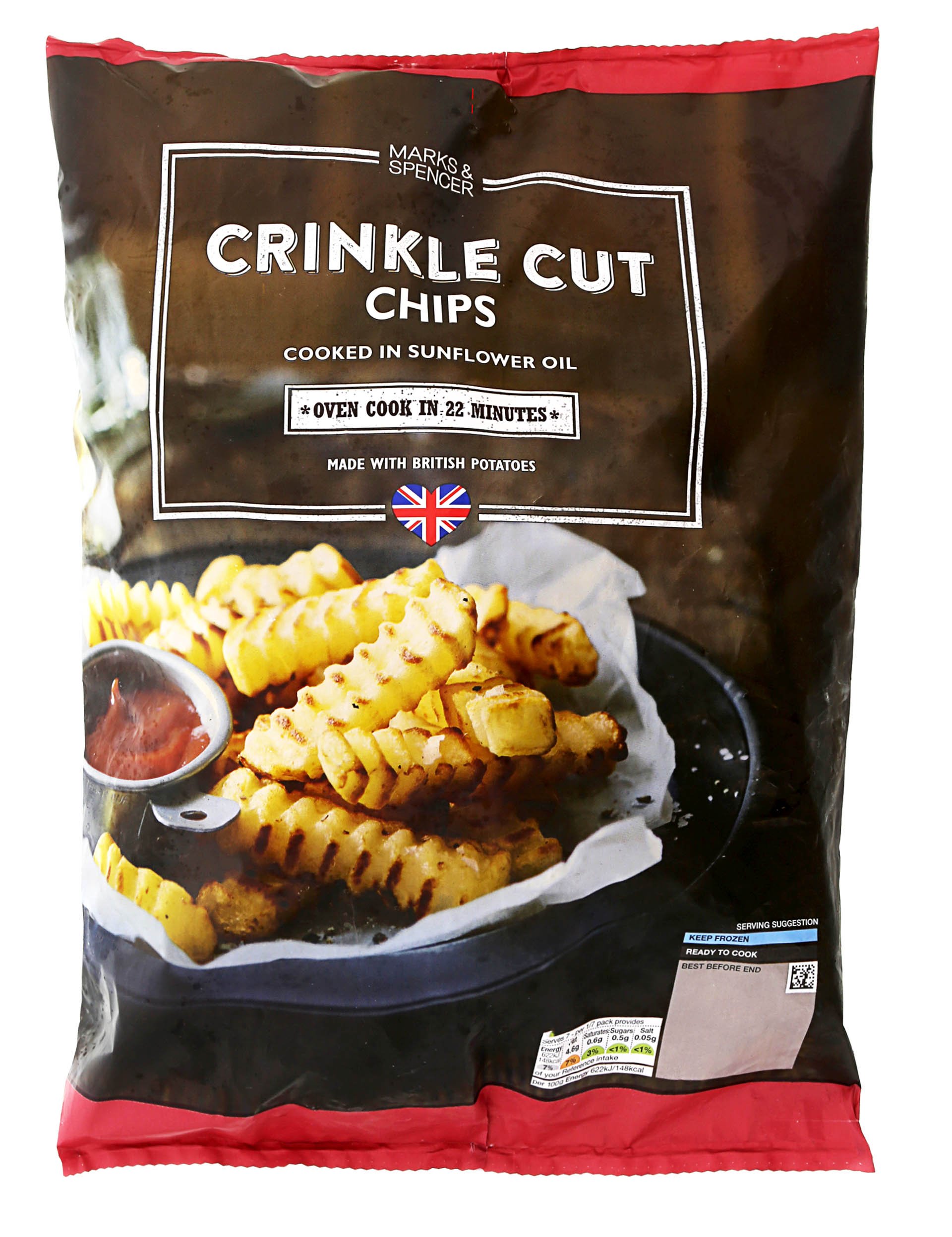 Crinkle Cut Chips - Marks & Spencer Cyprus