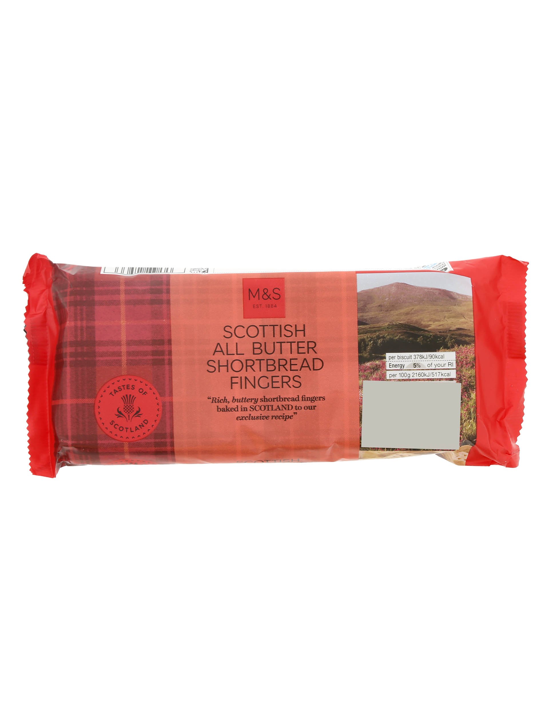 Scottish All Butter Shortbread Fingers - Marks & Spencer Cyprus