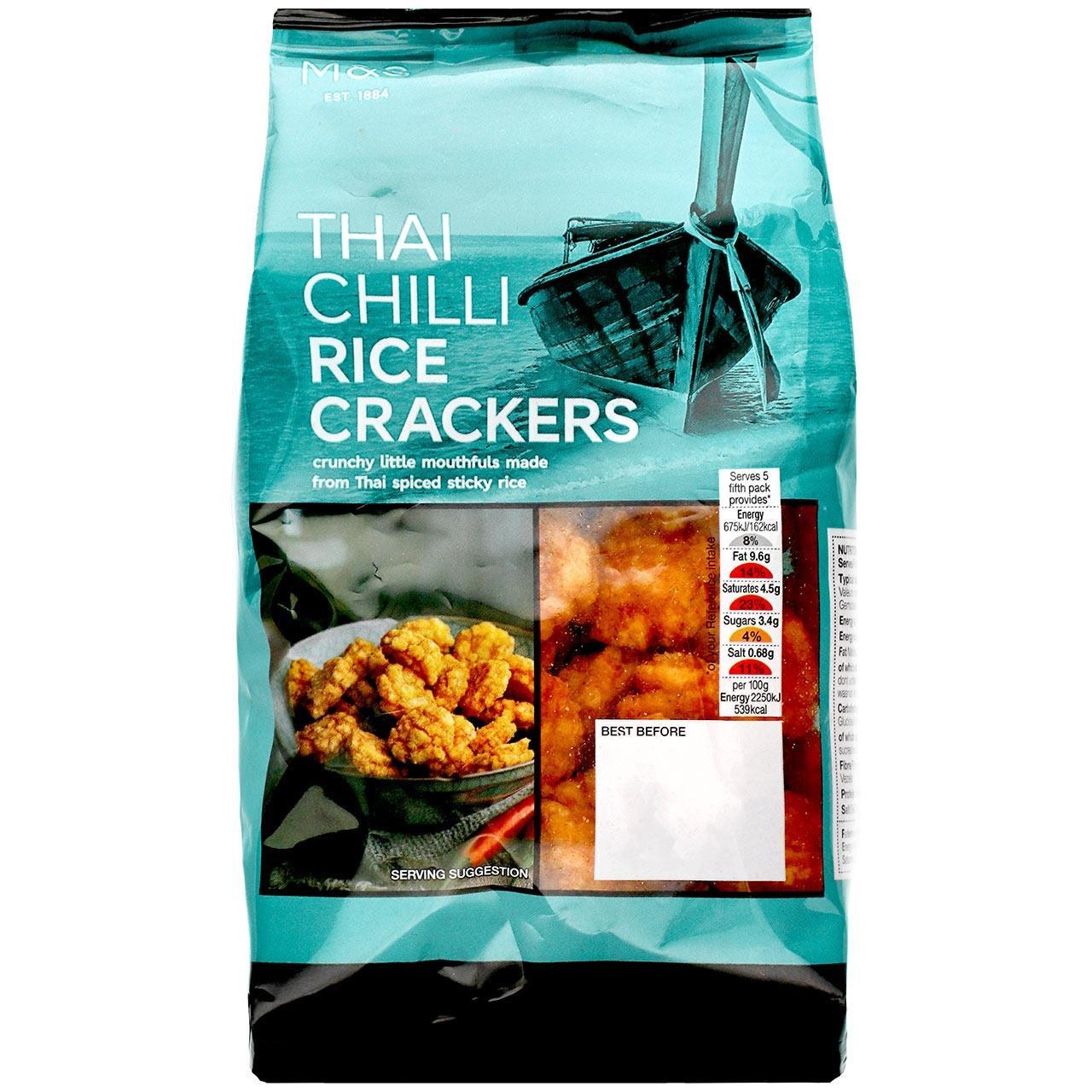 Thai Chilli Rice Crackers - Marks & Spencer Cyprus