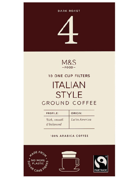 Italian One Cup Filter Coffee