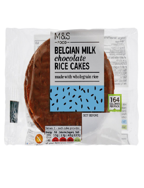 Belgian Milk Chocolate Rice Cakes - Marks & Spencer Cyprus