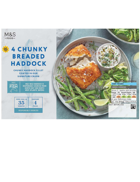 Chunky Breaded Haddock - Marks & Spencer Cyprus