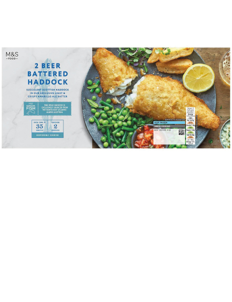 Bubbly Beer Batter Haddock - Marks & Spencer Cyprus
