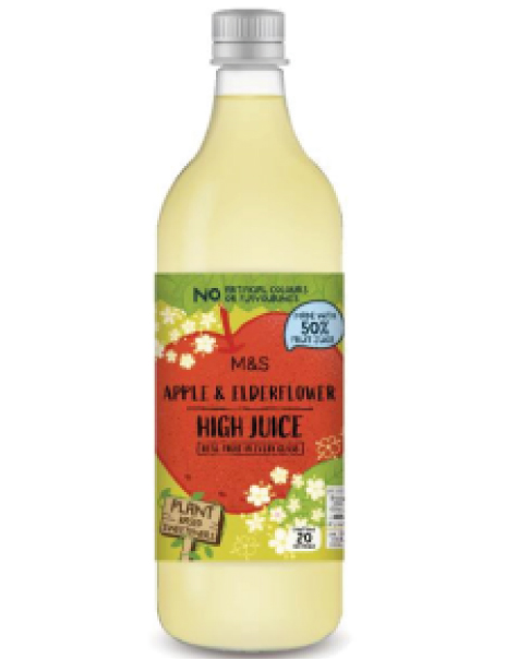 Apple & Elderflower High Juice - Marks & Spencer Cyprus