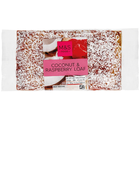 Coconut & Raspberry Loaf - Marks & Spencer Cyprus