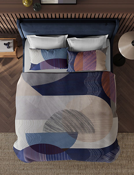 Pure Cotton Abstract Bedding Set - Marks and Spencer Cyprus ...
