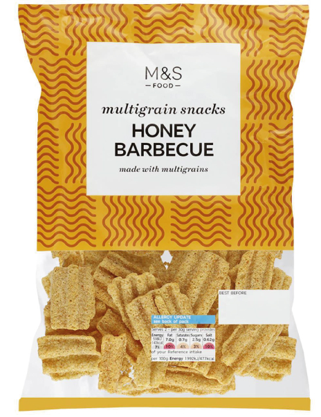Honey BBQ Multigrain Snacks - Marks & Spencer Cyprus