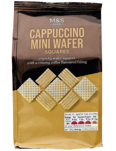 Cappuccino Wafer Squares - Marks & Spencer Cyprus