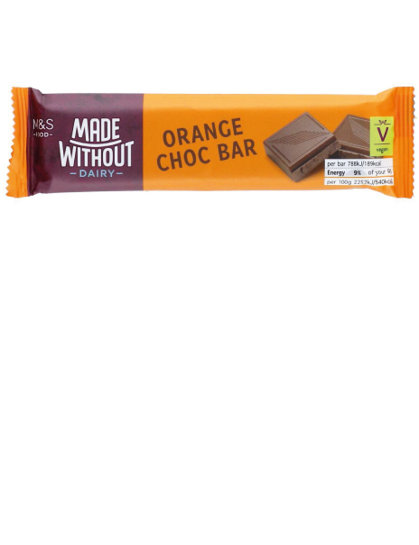 Made Without Dairy Orange Choc Bar - Marks & Spencer Cyprus