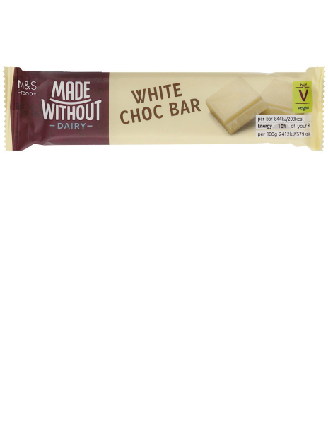 Made Without Dairy White Chocolate Bar - Marks & Spencer Cyprus