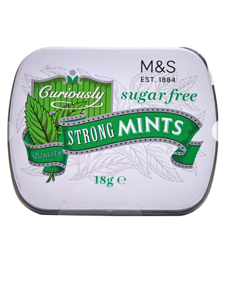 Curiously Strong Sugar Free Mint Tin - Marks & Spencer Cyprus