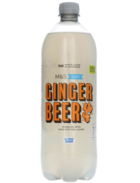 No Added Sugar Diet Sparkling Fiery Ginger Beer - Marks & Spencer Cyprus
