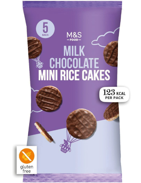5 Milk Chocolate Mini Rice Cakes - Marks & Spencer Cyprus