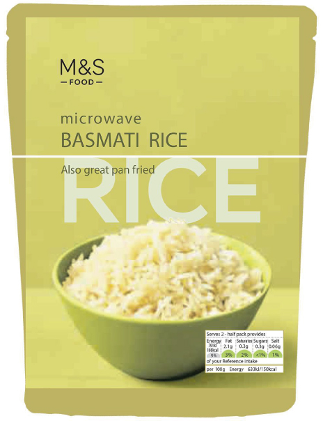 Microwave Basmati Rice - Marks & Spencer Cyprus