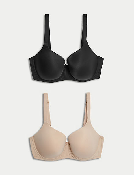 2pk Wired Full Cup Bras - Marks and Spencer Cyprus | Symeonides Fashion ...