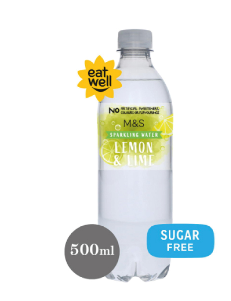 Sparkling Lemon & Lime Water - Marks & Spencer Cyprus