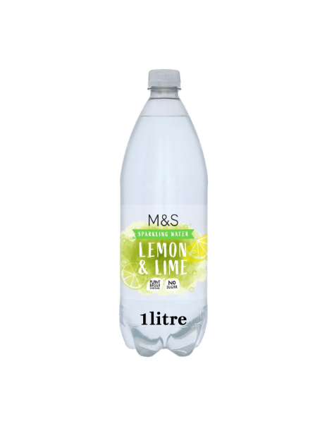 Lemon & Lime Sparkling Water - Marks & Spencer Cyprus