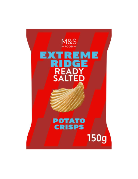Ready Salted Extreme Ridge Cut Crisps - Marks & Spencer Cyprus