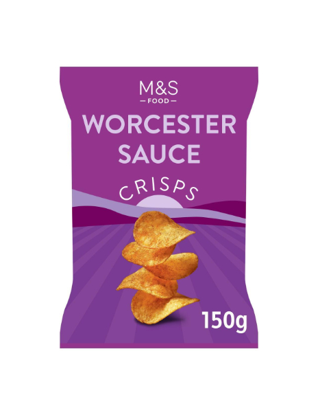 Worcester Sauce Crisps - Marks & Spencer Cyprus