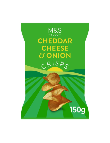 Cheddar Cheese & Onion Crisps - Marks & Spencer Cyprus