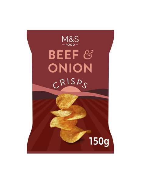 Beef & Onion Crisps - Marks & Spencer Cyprus