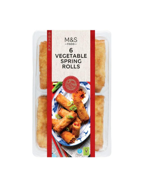 6 Vegetable Spring Rolls - Marks & Spencer Cyprus